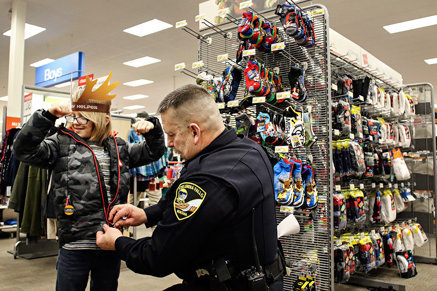 Photos: Shop with a Cop 2016 - Flathead Beacon