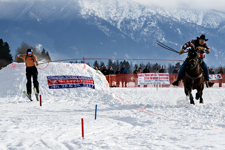 Photos: Whitefish World Invitational Ski Joring 2017 - Flathead Beacon