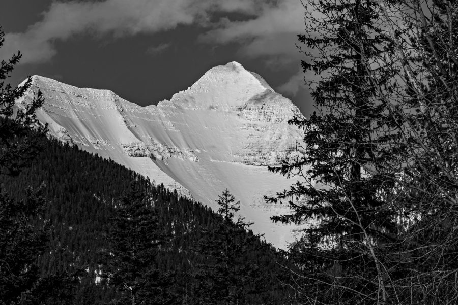 The southwest face of Mt. Stimson in Glacier National Park. - Flathead ...