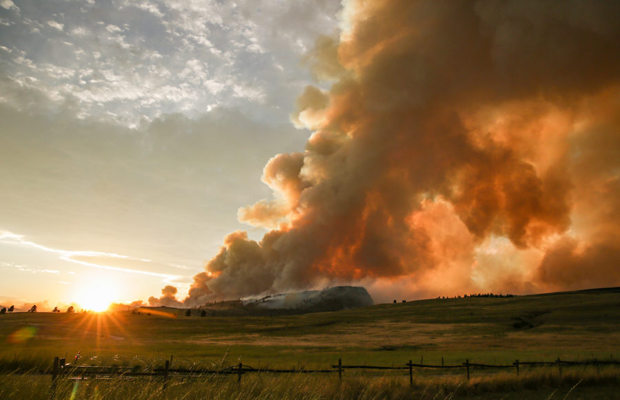 Firefighters on Elmo Fire Expecting Continued Hot, Dry, Windy ...