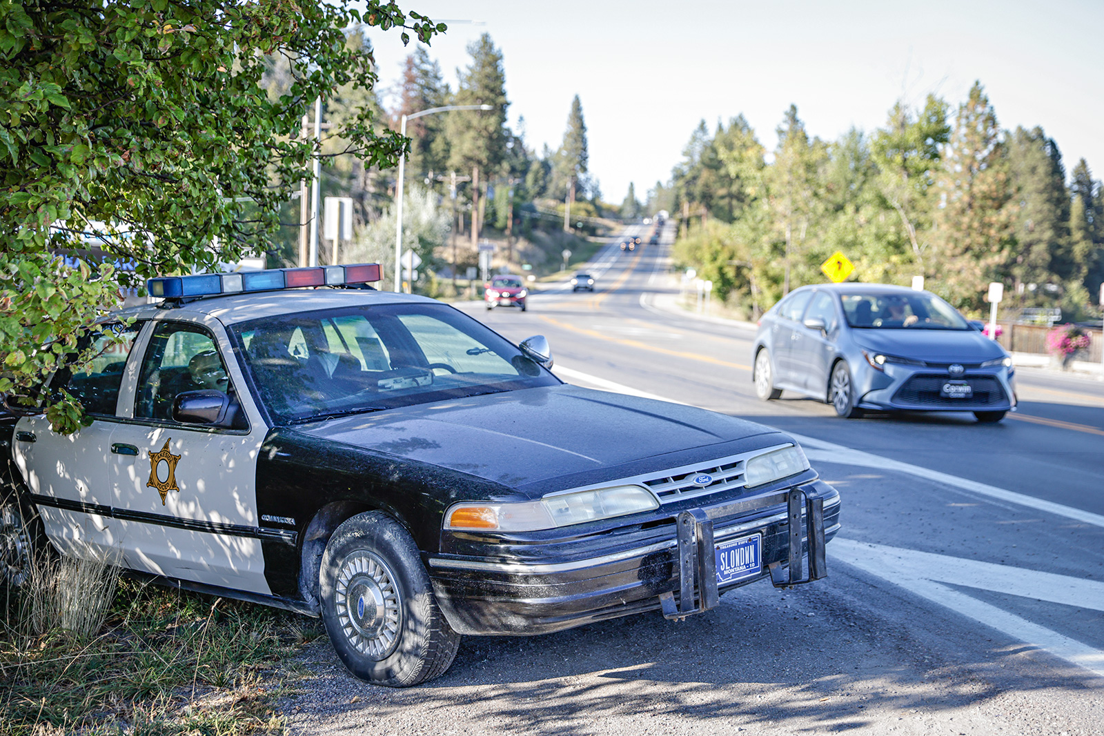 Retired Montana Highway Patrol Car To Replace Lakeside s Lucky