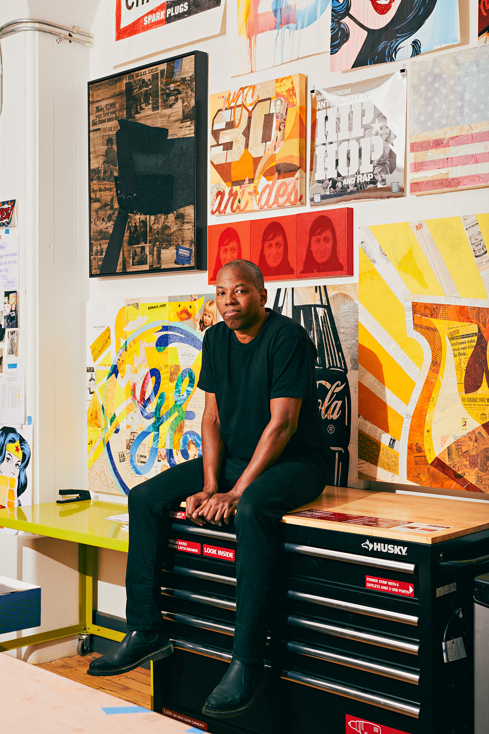 Artist Cey Adams. Photo by Robert Bredvad - Flathead Beacon