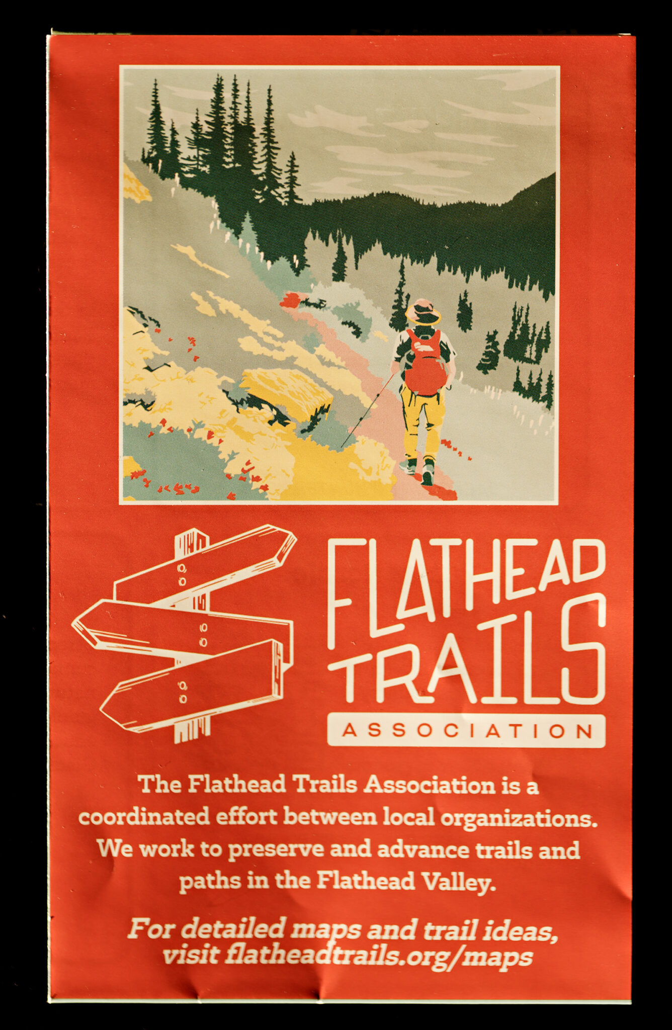 Flathead Trails Association Unveils New Illustrated Map - Flathead Beacon