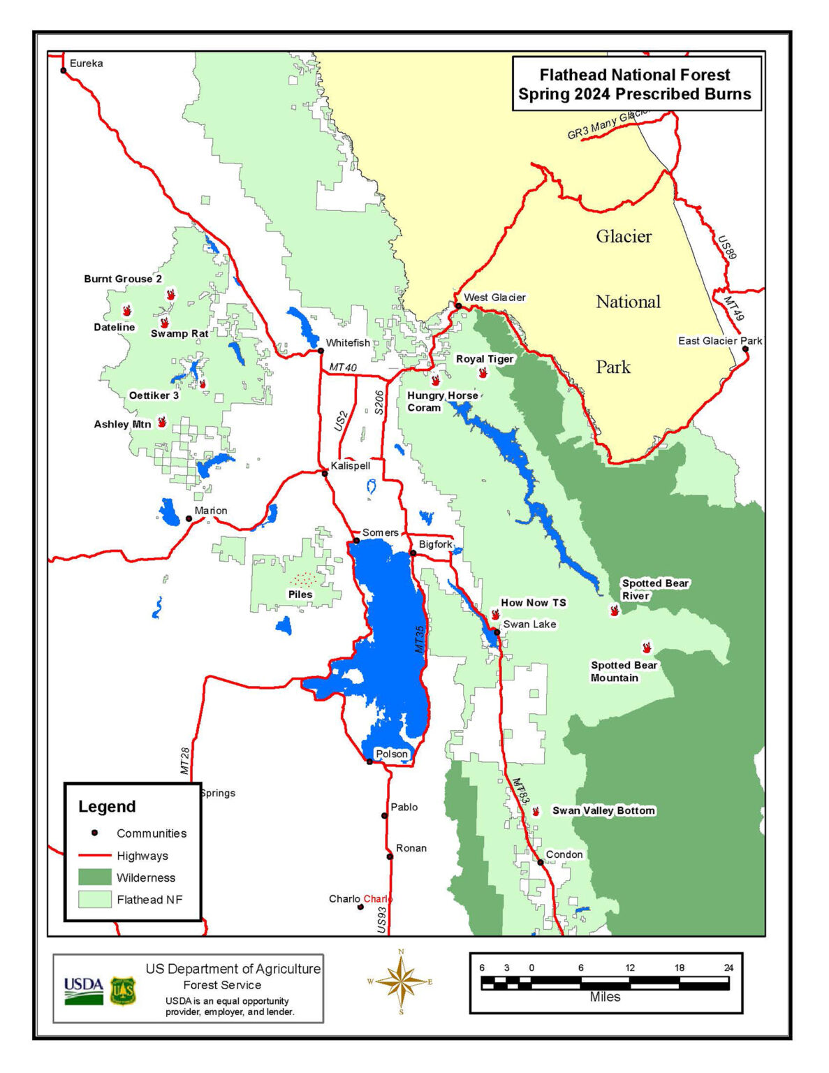 Flathead National Forest Conducts Spring Prescribed Burn Projects ...