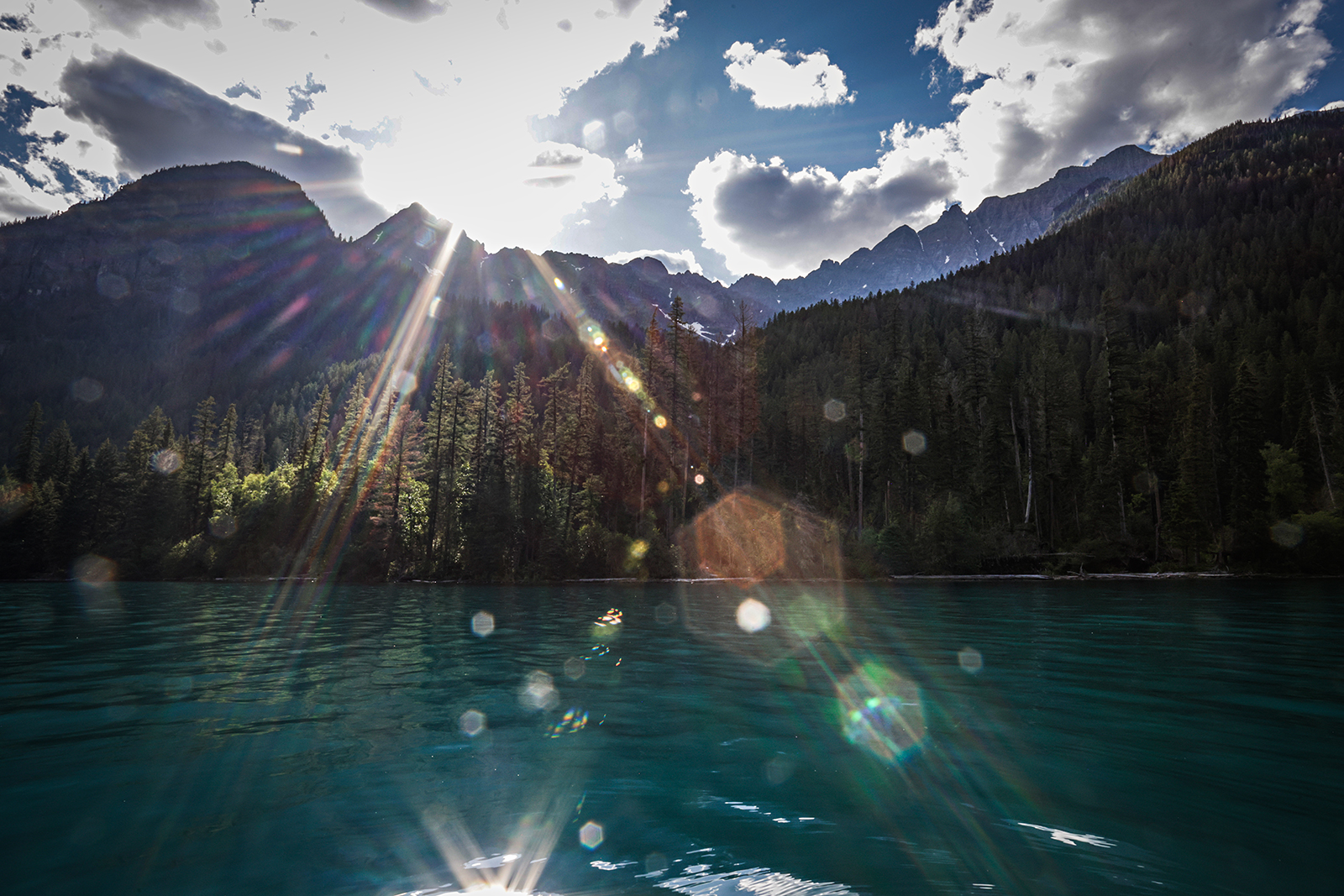Rainbow Peak and Bowman Lake - Flathead Beacon