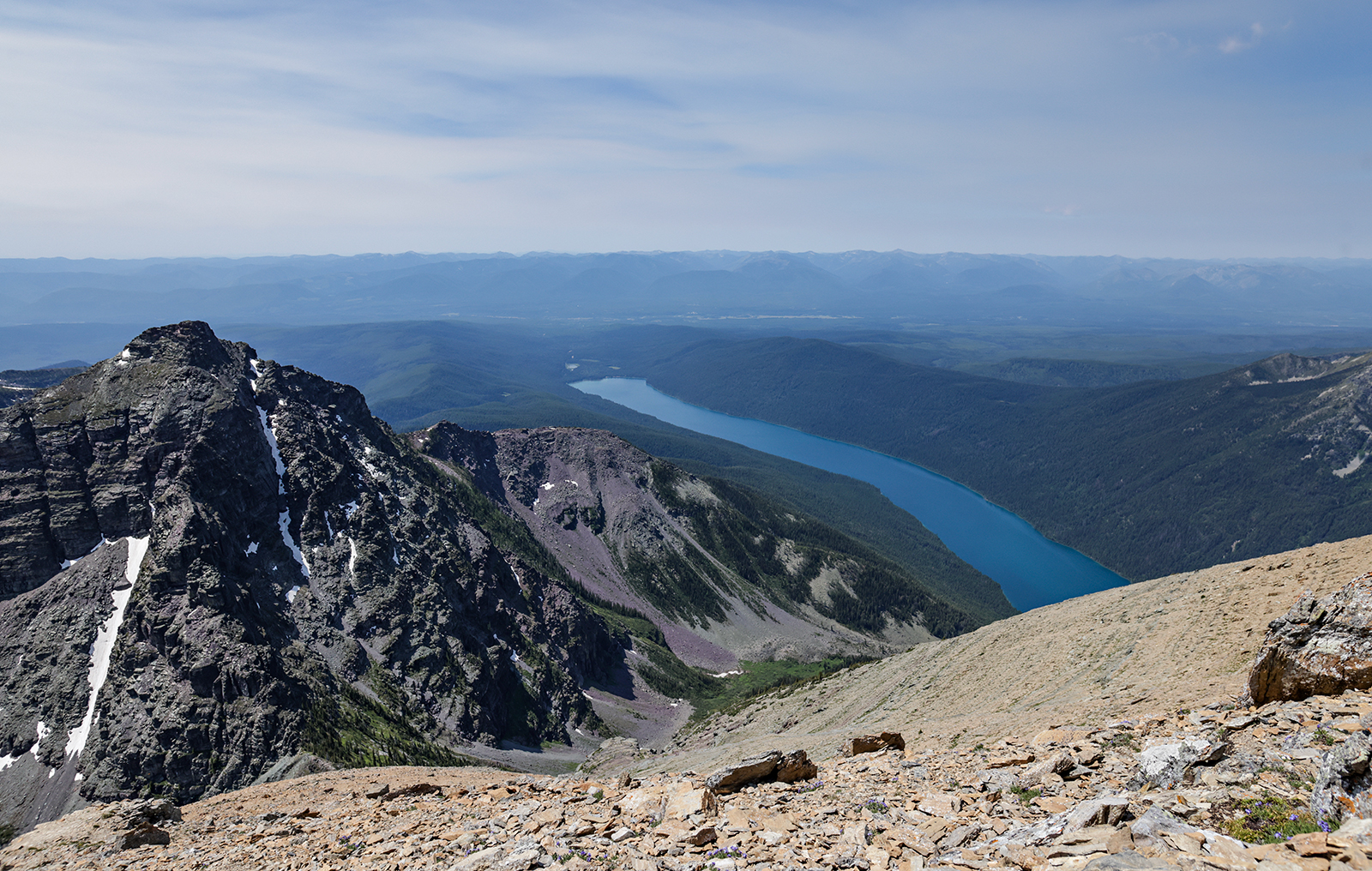 Rainbow Peak and Bowman Lake - Flathead Beacon