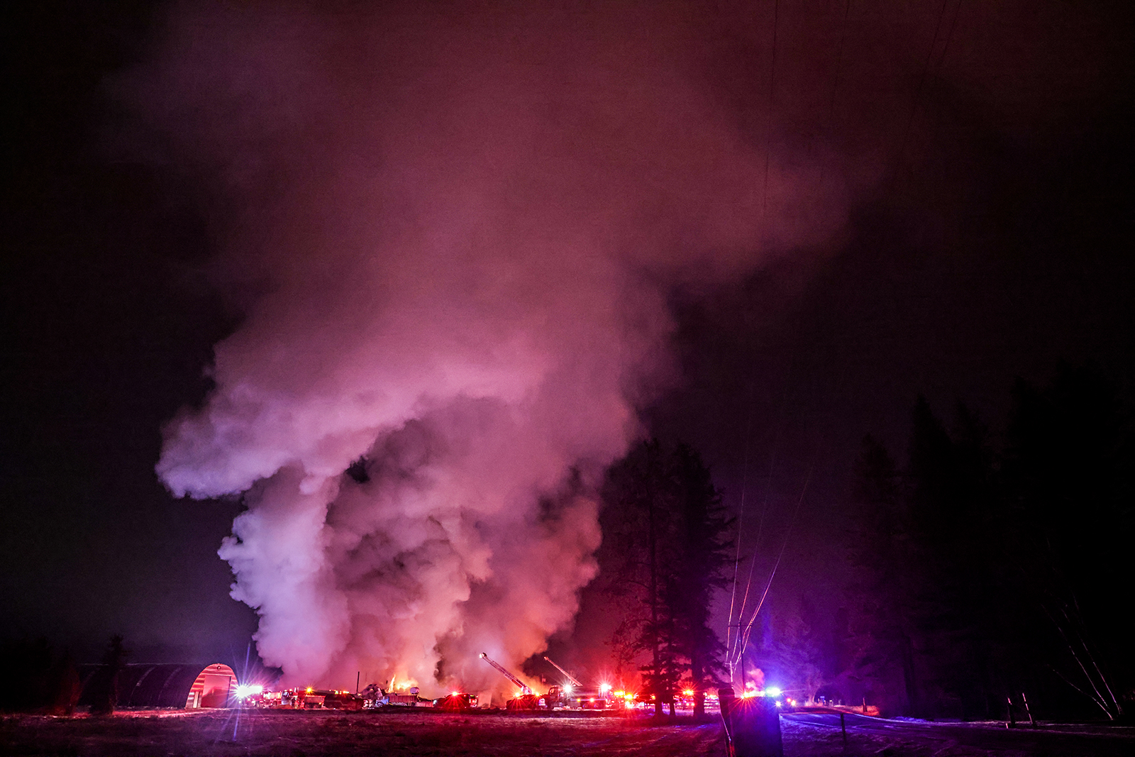 Victim in Critical Condition Following Massive Structure Fire in ...