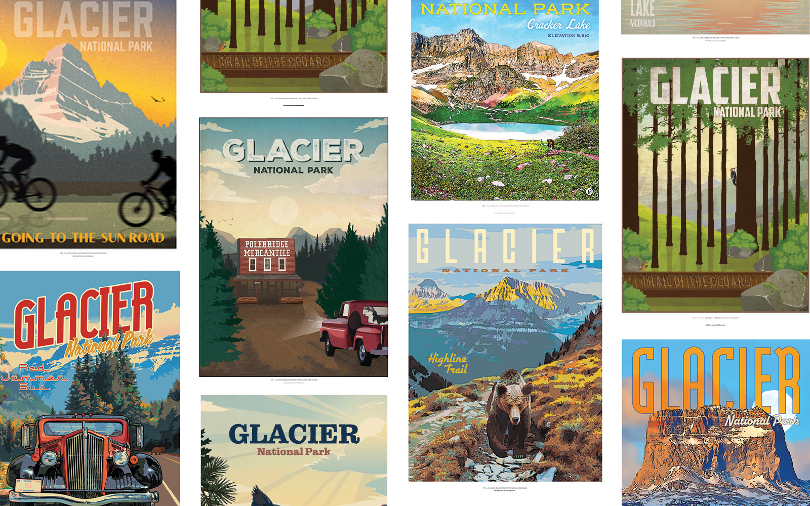Ten Years of the Beacon’s Glacier National Park Posters - Flathead Beacon